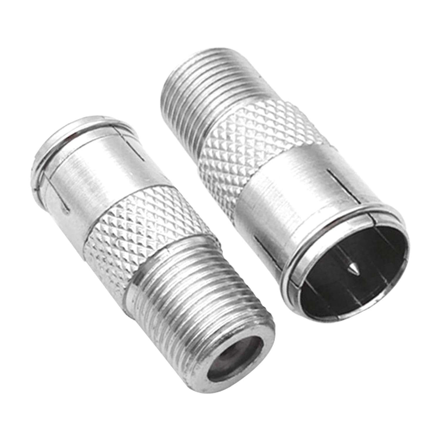 Enzyluxe 2Pcs TV Aerial Connector, Coaxial Cable Connectors, Aerial ...