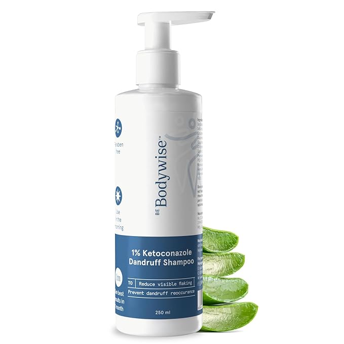 Be Bodywise 1% Ketoconazole Anti Dandruff Shampoo 250ml | pH 5.5 ...