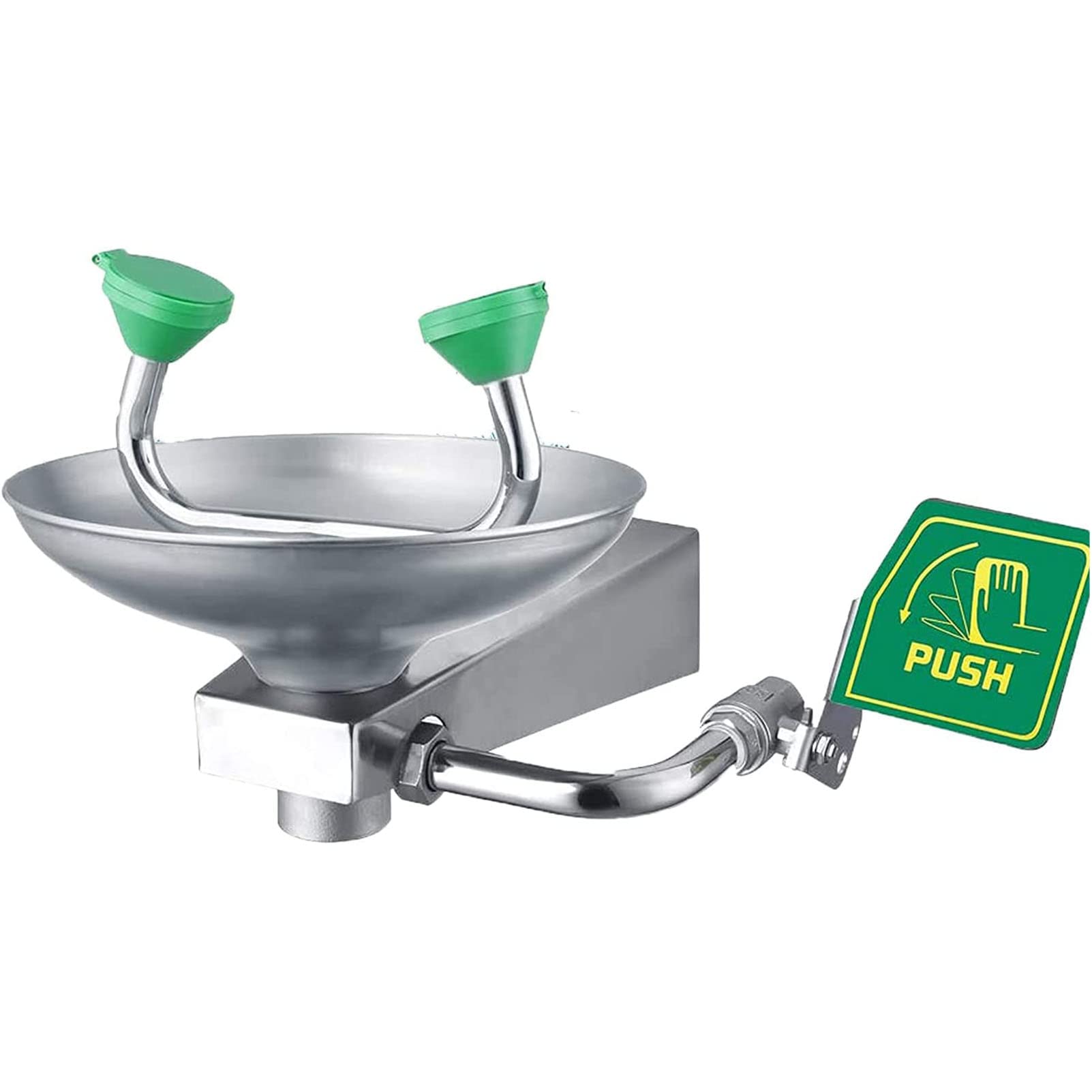 Buy Wall ed Emergency Eye Wash Station, Stainless Steel Eye Wash ...