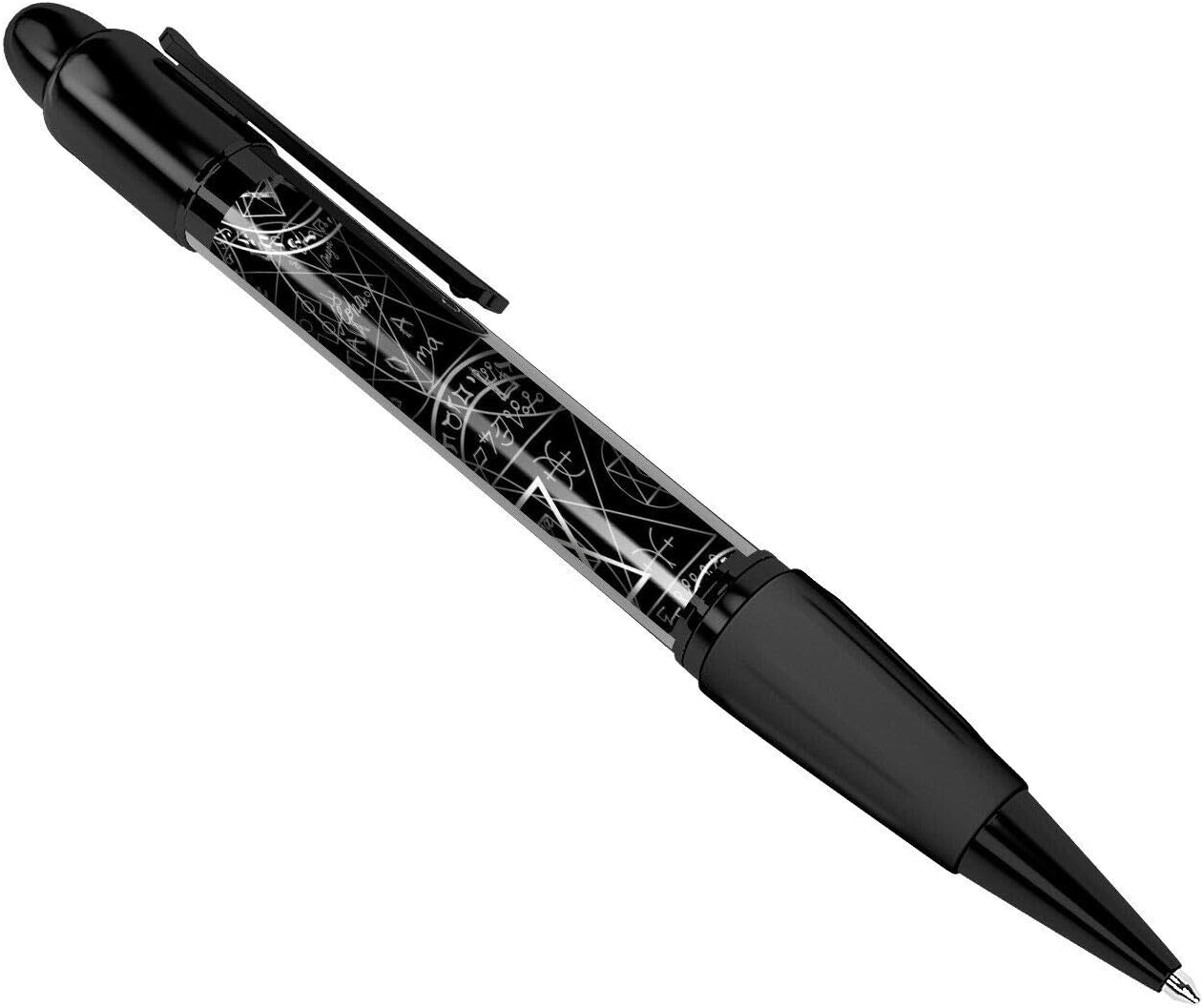 DV DESIGN Pentagram Symbol Black Ballpoint Pen Pagan Witchcraft Wicca ...