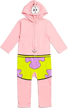 Amazon.com: SpongeBob SquarePants Patrick Star Zip Up Costume Coverall ...
