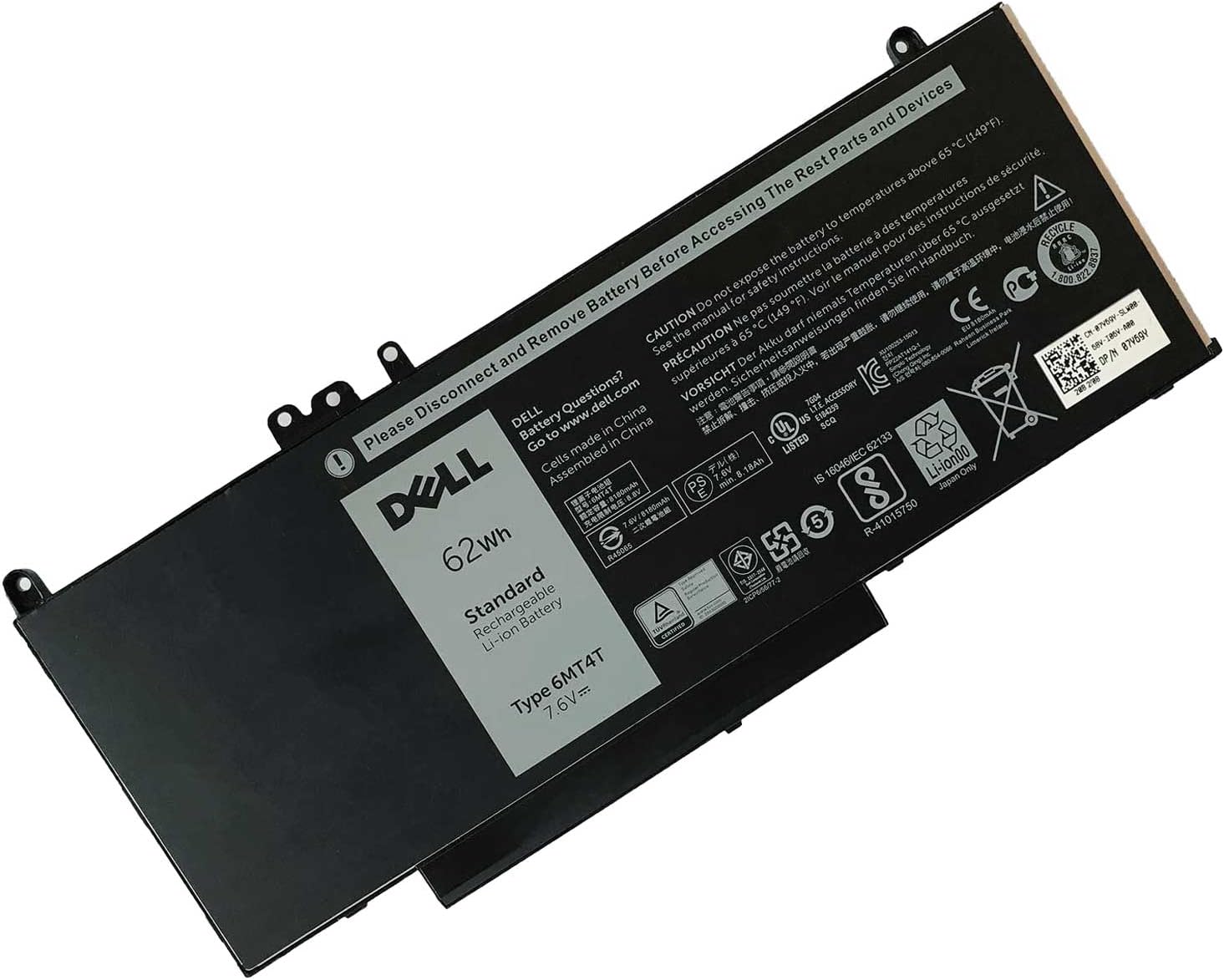 Amazon.com: 6MT4T 7V69Y E5470 E5570 Battery Compatible with Dell ...