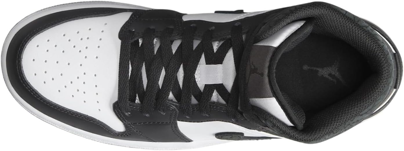 Jordan Mens Air 1 Mid Panda Elephant - Off Noir/White/Black/Black - Size 13