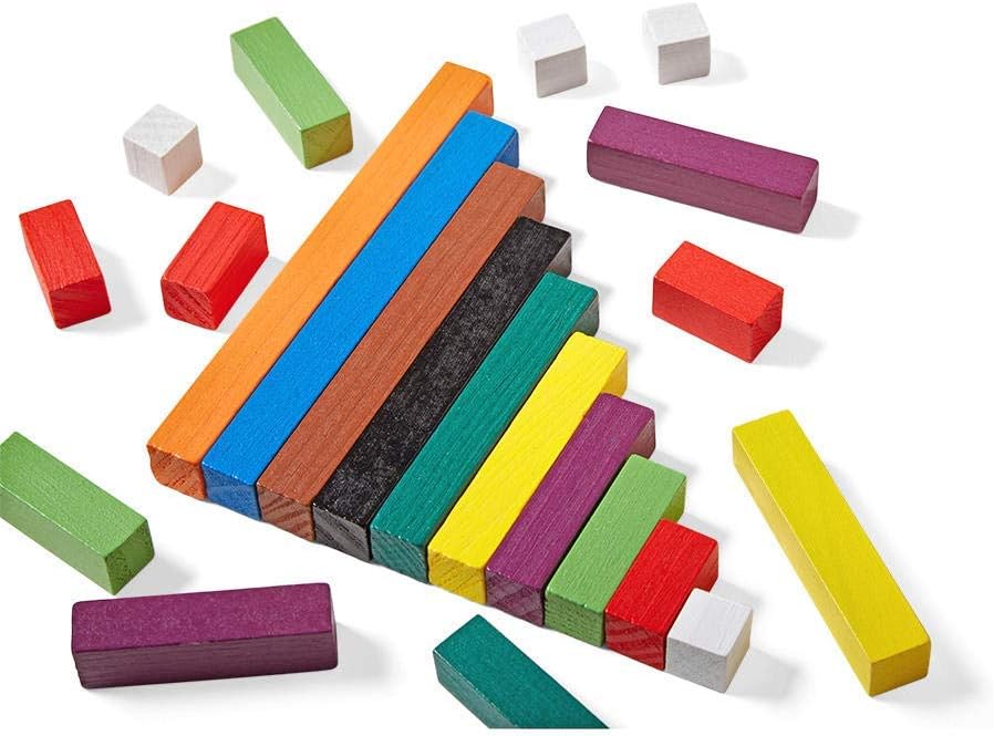 Buy Edulearnable Plastic Cuisenairre Rods (Fraction Rods) Individual ...