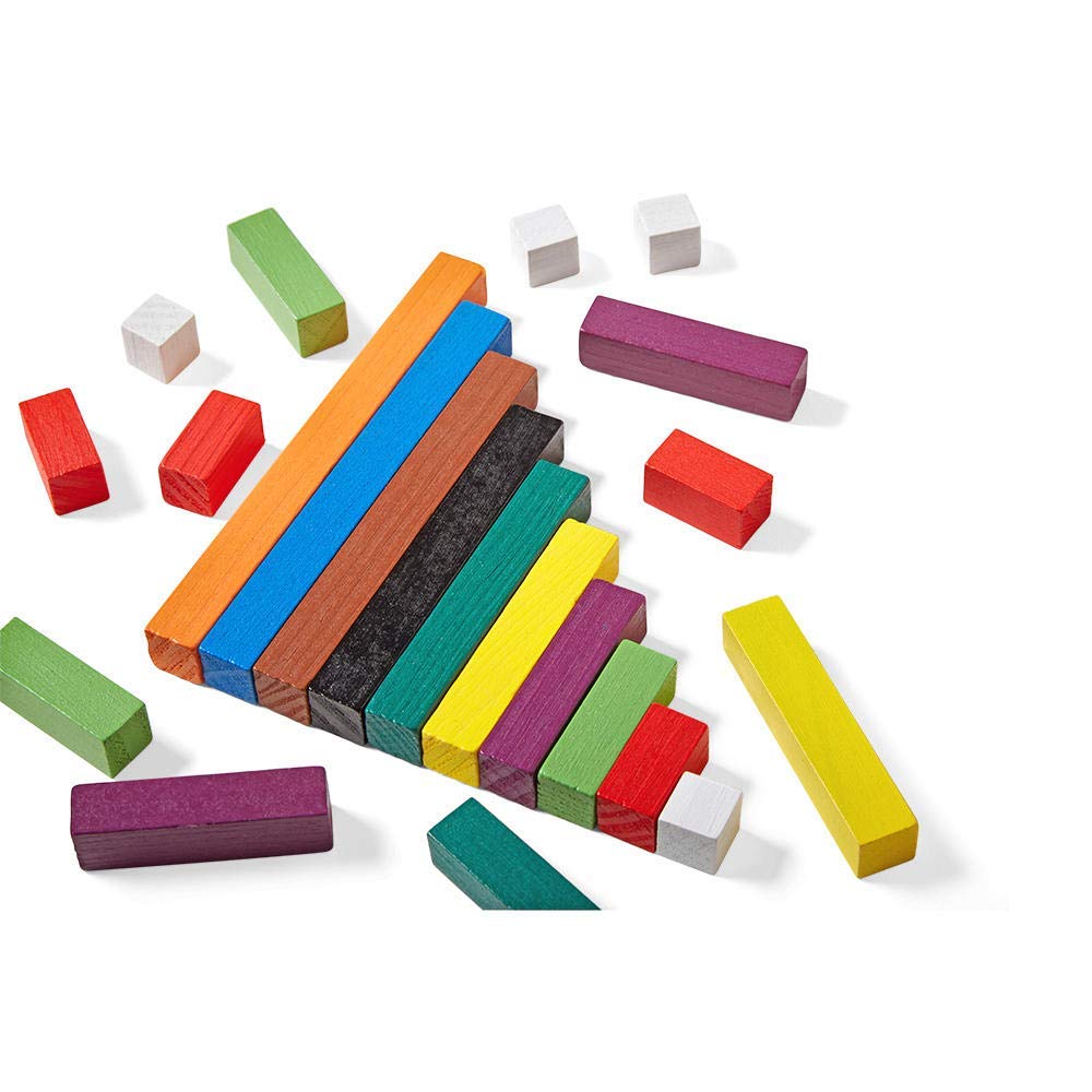 Buy Edulearnable Plastic Cuisenairre Rods (Fraction Rods) Individual ...