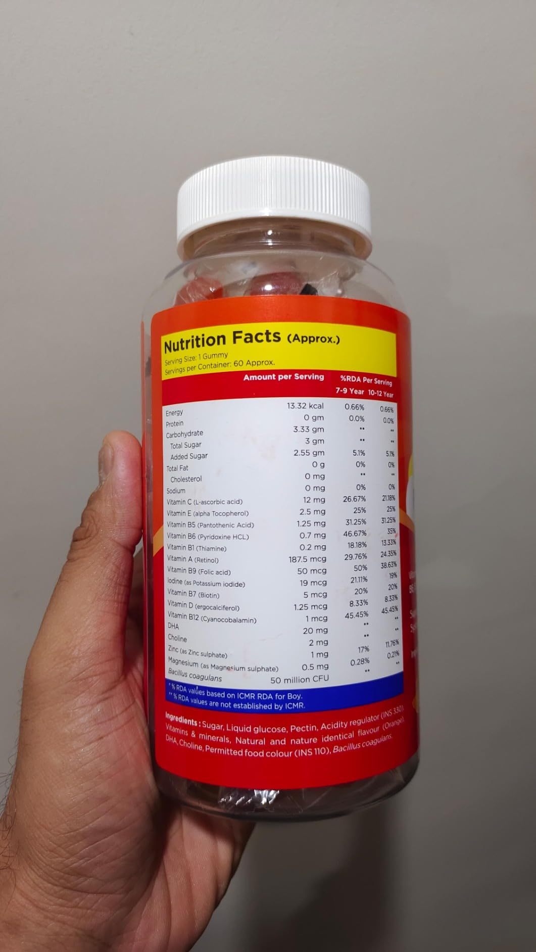 Nutripark Multivitamin Gummies for Kids with Probiotics, DHA, Vitamins ...