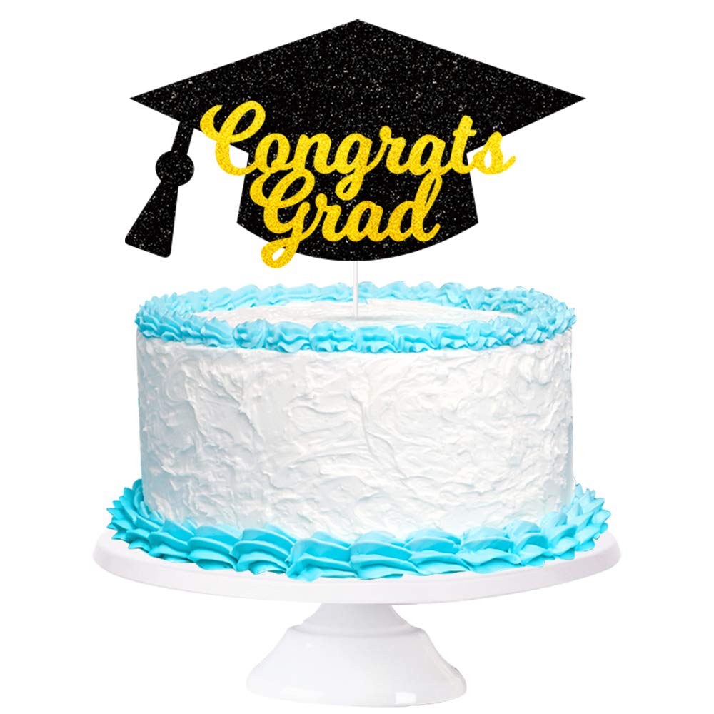 Buy MZ.ogm Graduation Grad Hat Cake Topper Graduation Cake Toppers ...