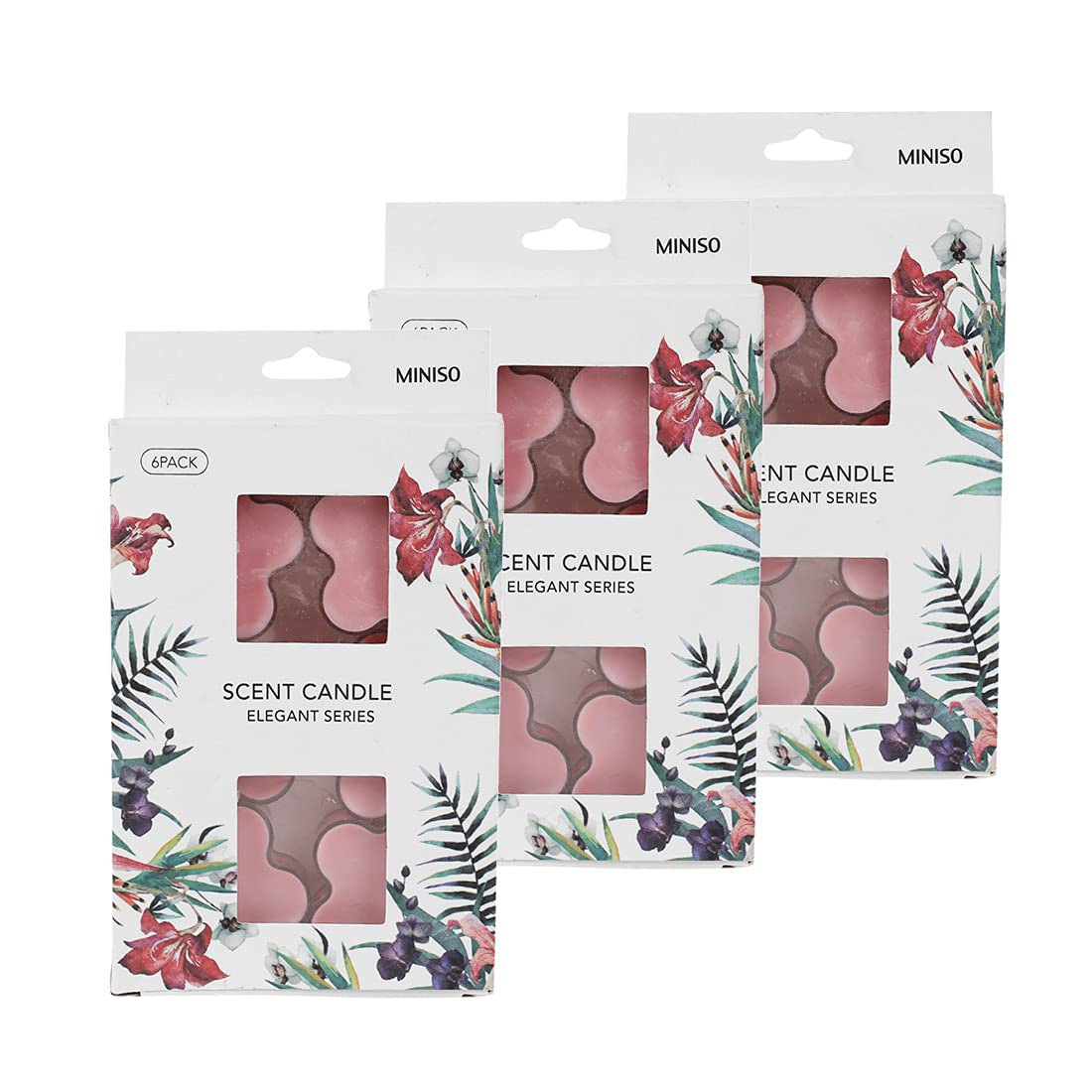 Buy MINISO Elegant Series Wax Tealight Scented Candles for Home Decor ...