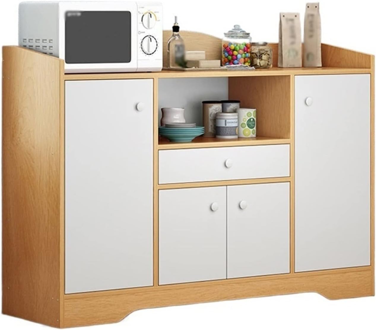 Amazon.com - TOMYEUS Buffet Sideboard Cupboard Storage Sideboard ...