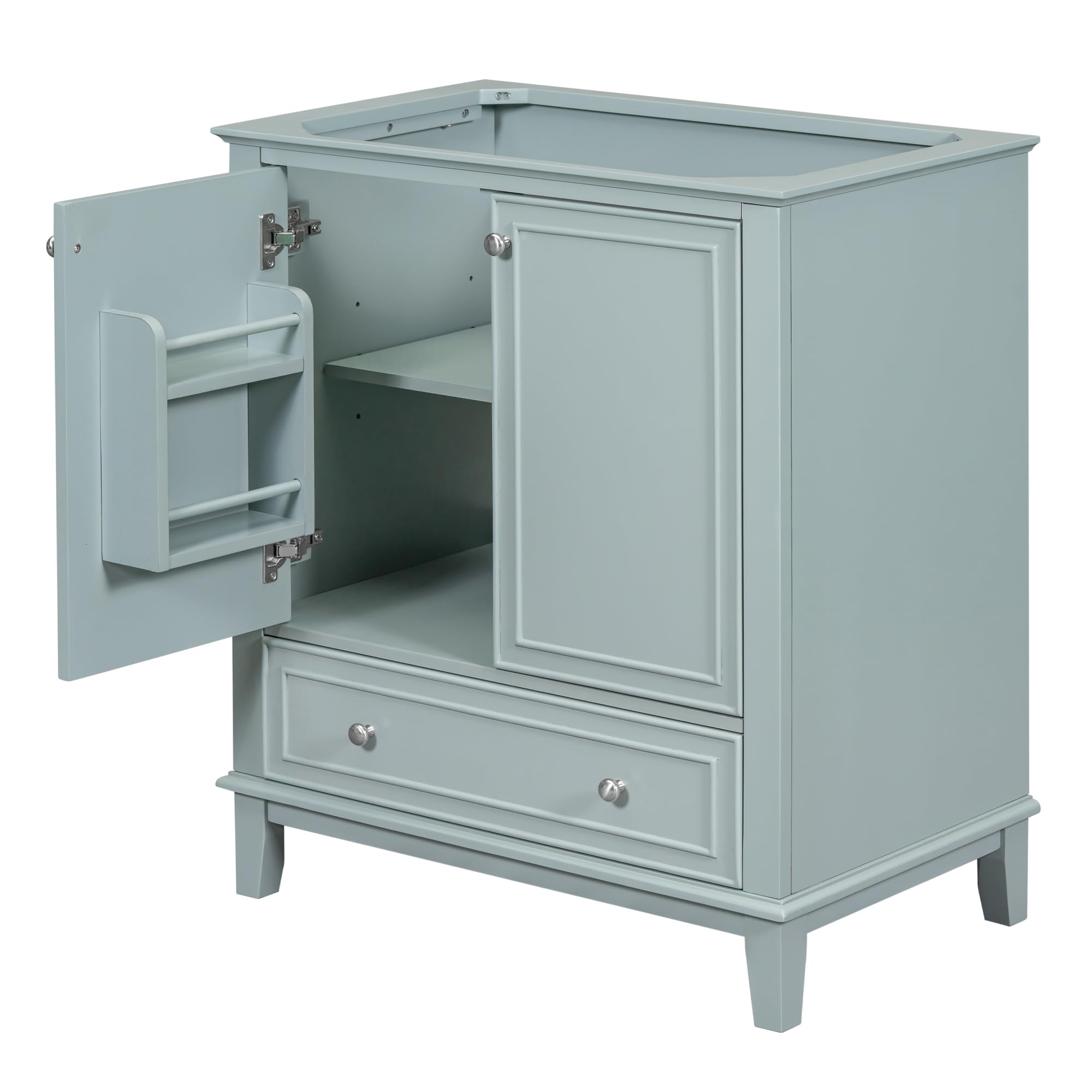 Amazon.com: Merax 30" Bathroom Vanity Cabinet Base Only, Painted Solid ...