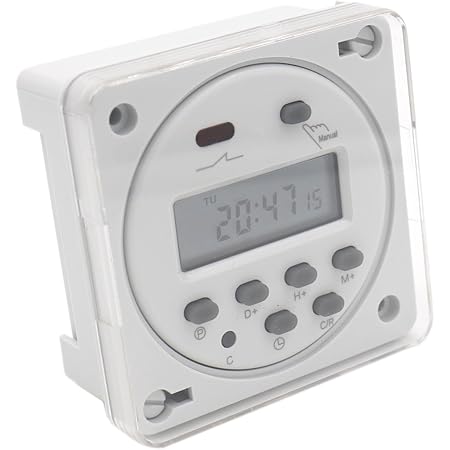 Heschen Digital LCD Power Weekly Programmable Timer Relay Switch CN101A ...