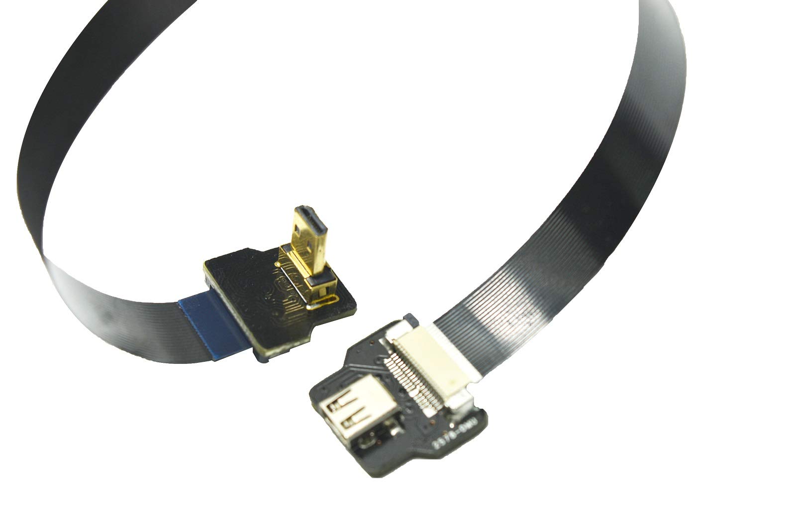 Amazon.com: Slim Micro HDMI Male 90 Degree to Micro HDMI Female for ...