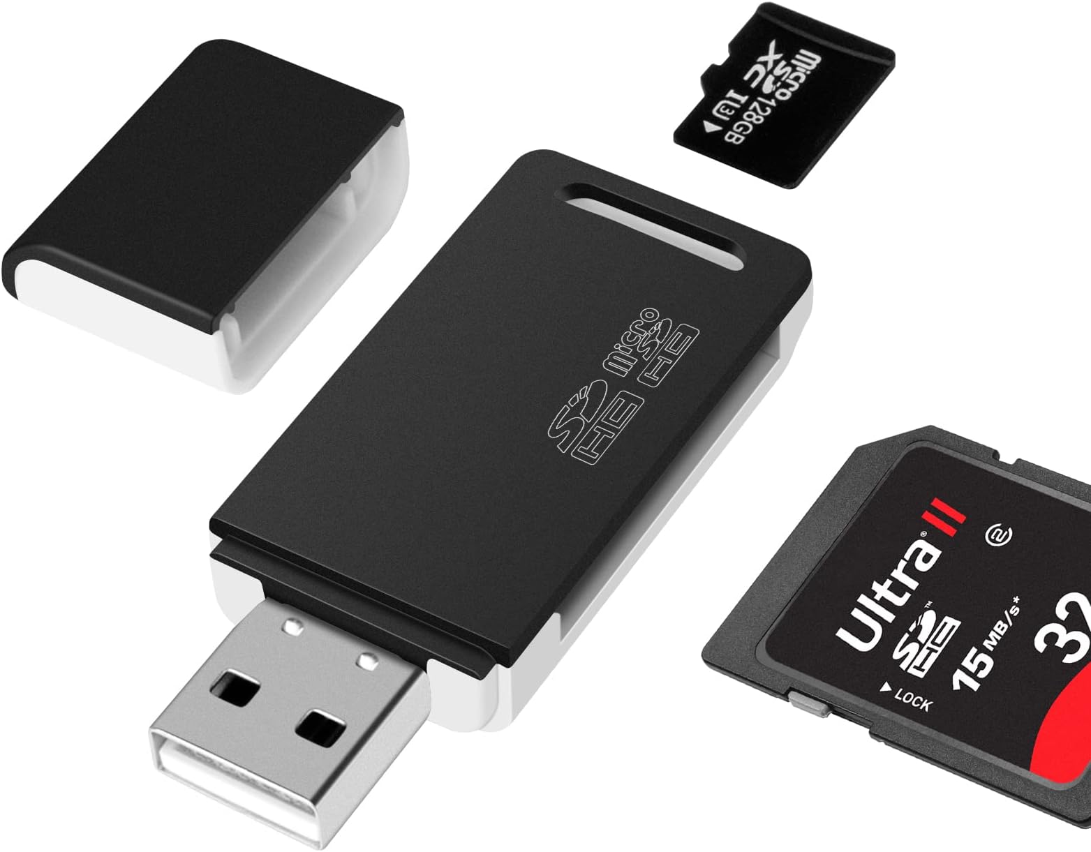 Integral SD Card Reader USB2.0 for SD, SDHC, SDXC Memory Cards, USB 2.0 ...