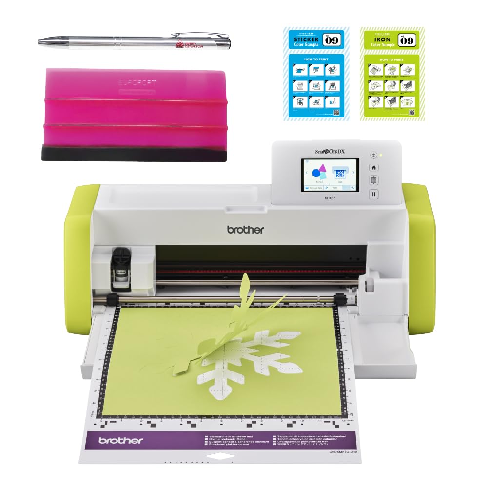Amazon.co.jp：【セット商品】 ブラザー ScanNCut DX SDX85 初心者セット brother スキャンカットDX エントリーモデル 小型カッティングマシン プロッター ...