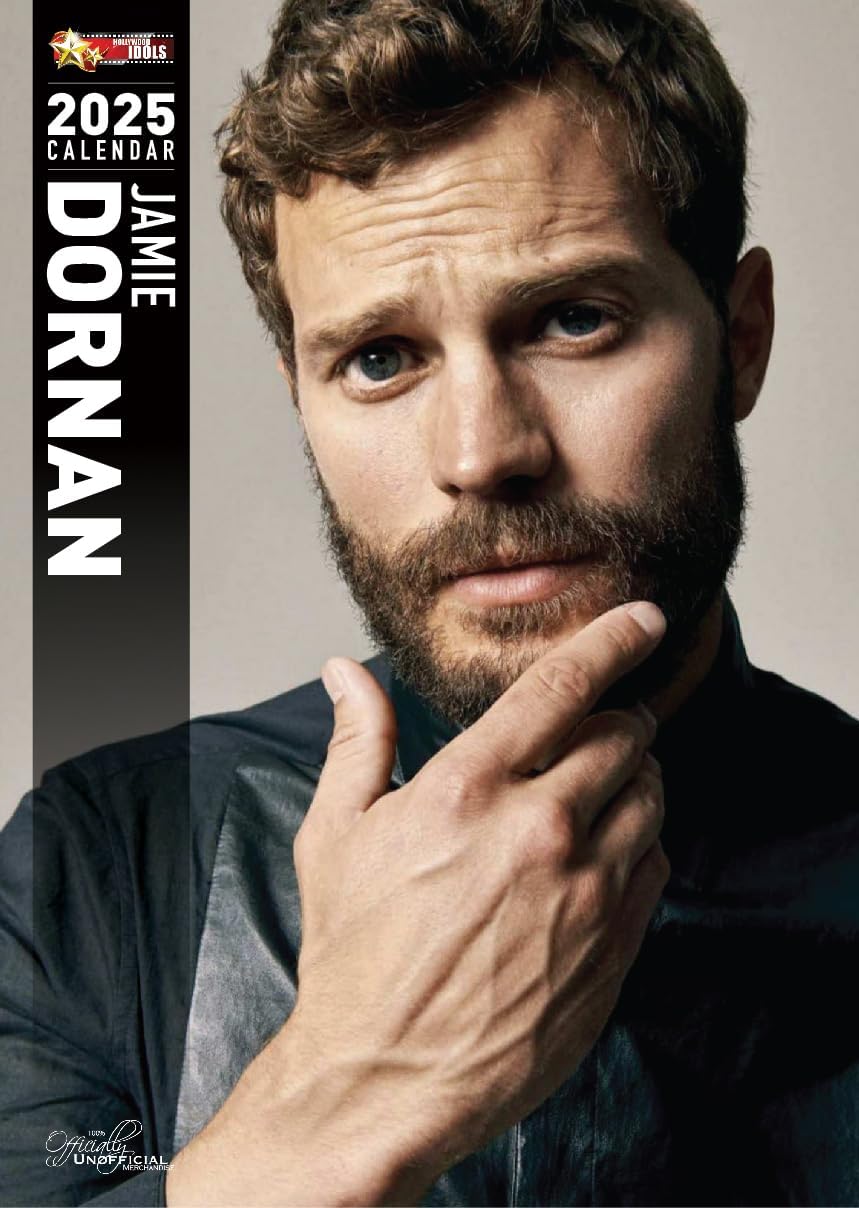 Jamie Dornan 2025 A3 Hollywood Idols Collection Wirobound Wall Calendar ...
