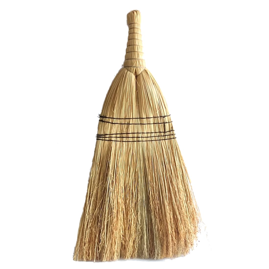 Traditional Rice Straw Broom 70 cm / 27.5" Hand Brush Natural Garden ...