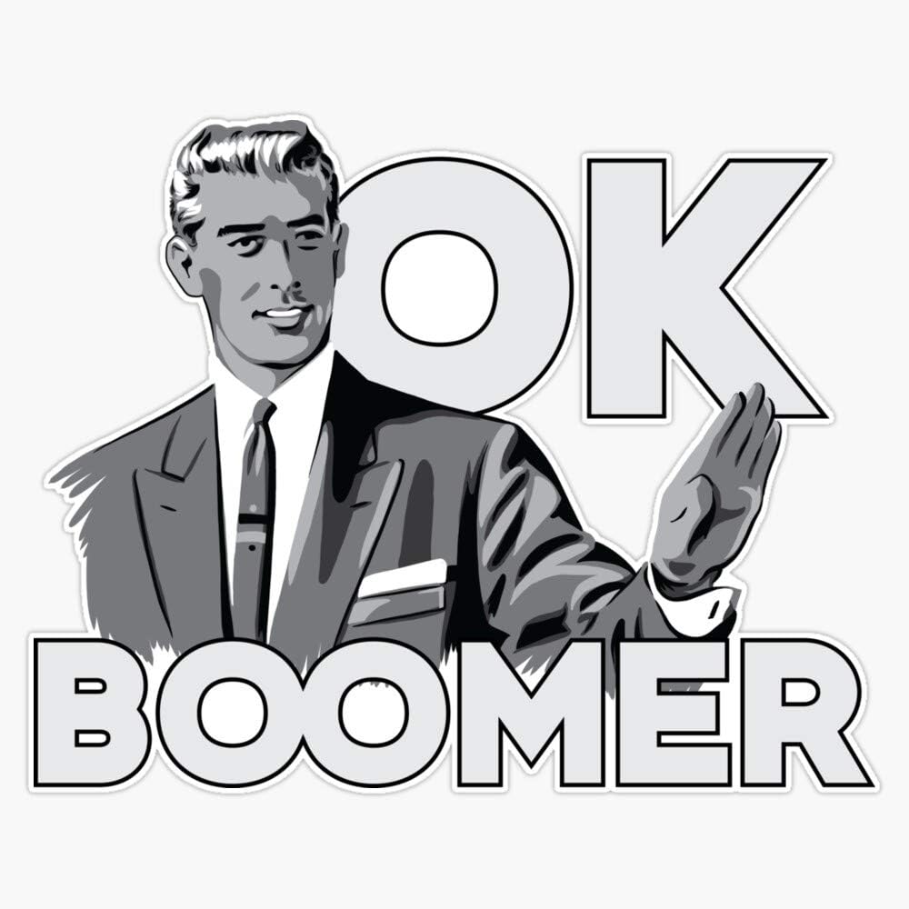 Amazon.com - Ok Boomer Correction Guy Sticker Vinyl Bumper Sticker ...