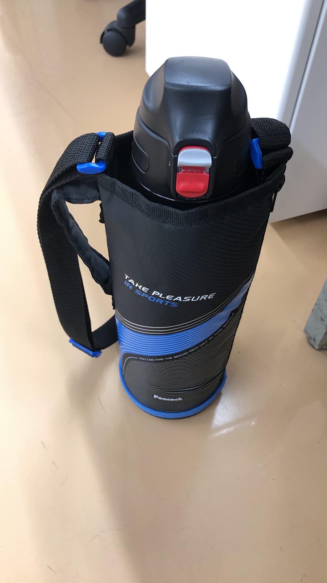 Amazon.co.jp: ピーコック ステンレスボトル交換用ポーチ ストレートドリンクAJC-F151A用ポーチLサイズ ブルー : ホーム ...