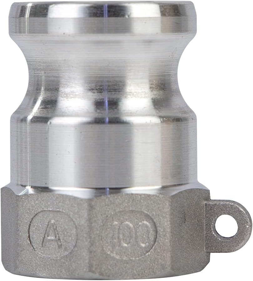 Quafwia Aluminum Cam Lock Fittings - 2pcs - Male Adapter Female NPT ...
