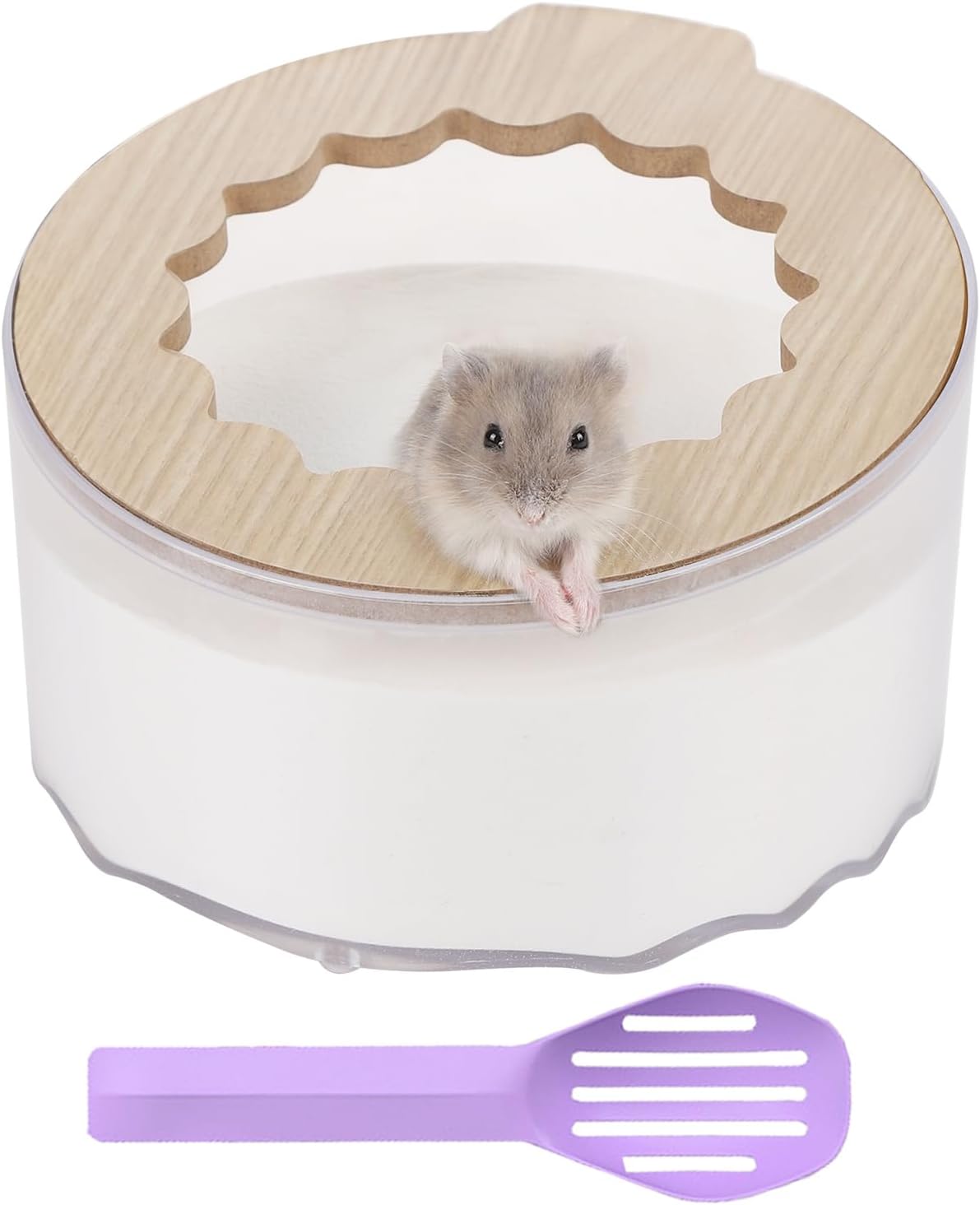 Amazon.com : IBWell Hamster Sand Bath Box Hamster Bath Tub Bathroom ...