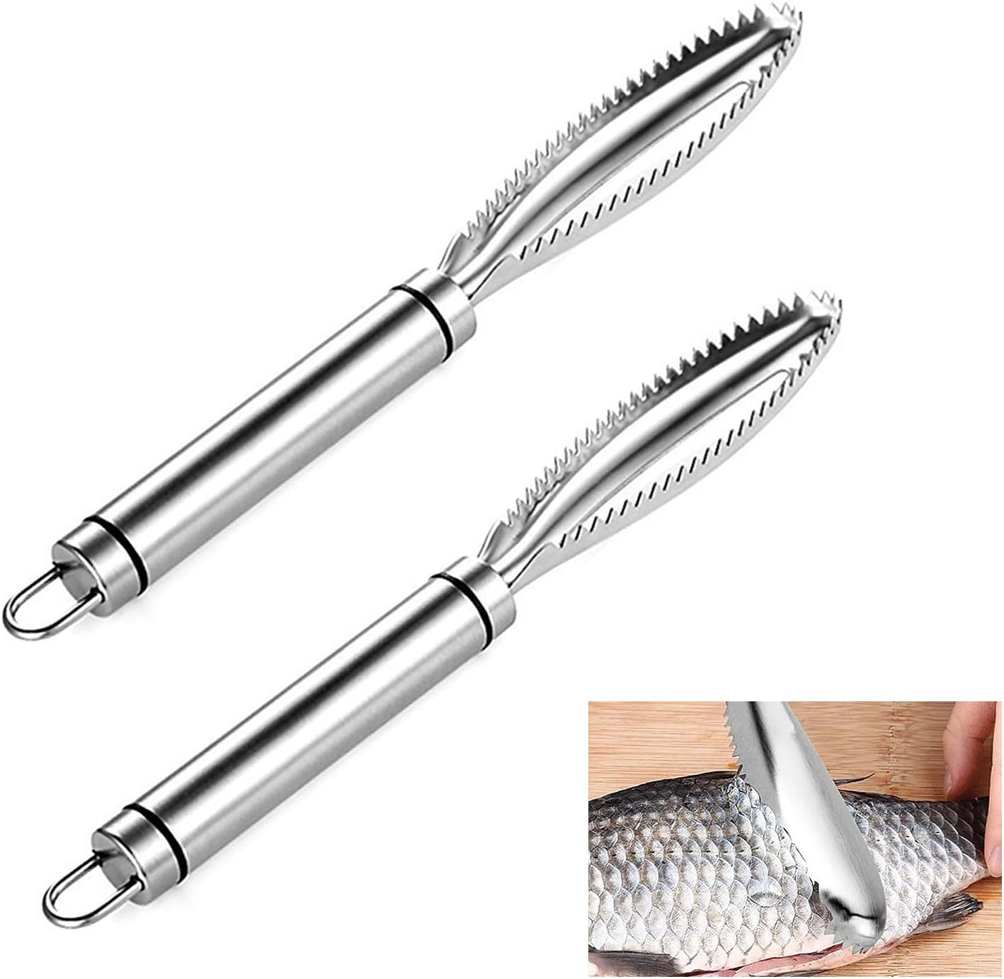 Amazon.com: Fish Scale Remover,Fish Scales Scraping Tool, Fish Scaler ...