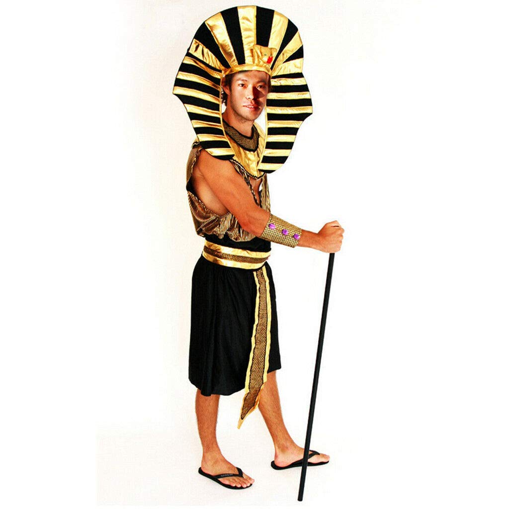 ELECTROPRIME Ancient Egyptian King Pharaoh Egypt Ruler Costume Menâ€™s ...