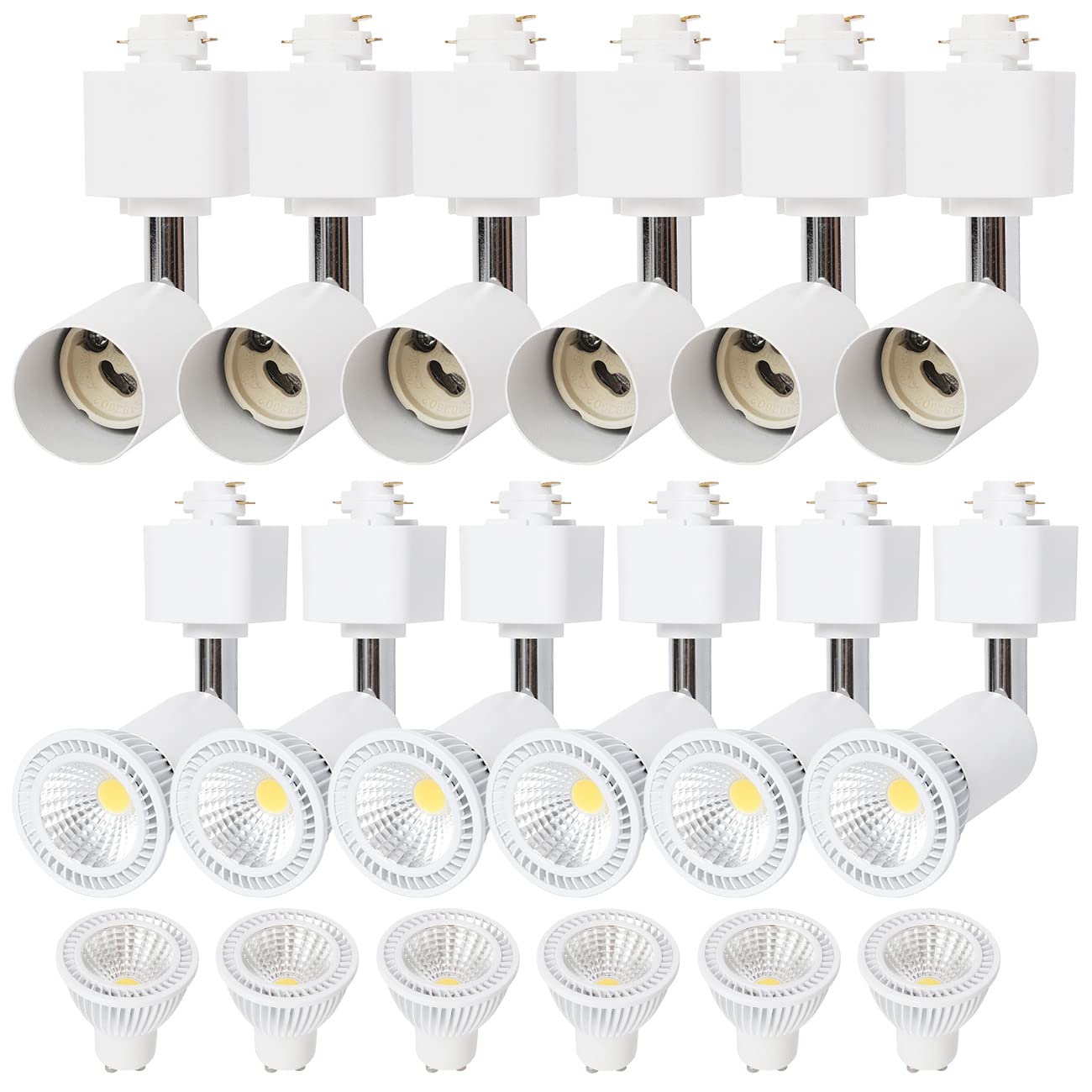 EAGLOD 10W Dimmable LED Track Lighting Heads, 110V H Type Track Light ...