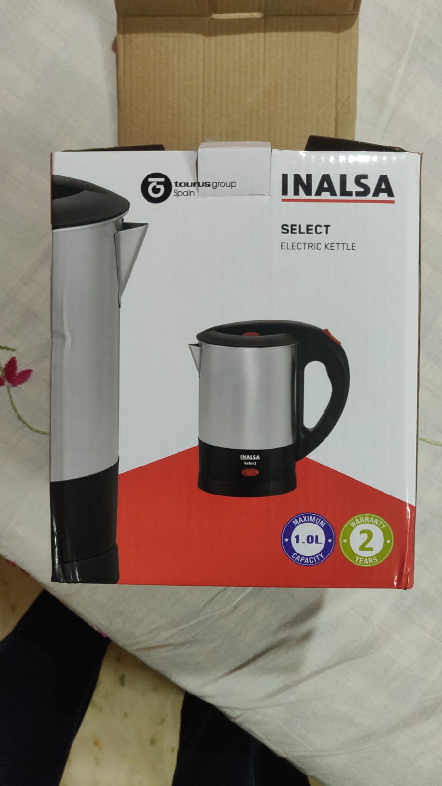 INALSA Electric Kettle for Hot Water With 1 Litre Capacity - Select ...