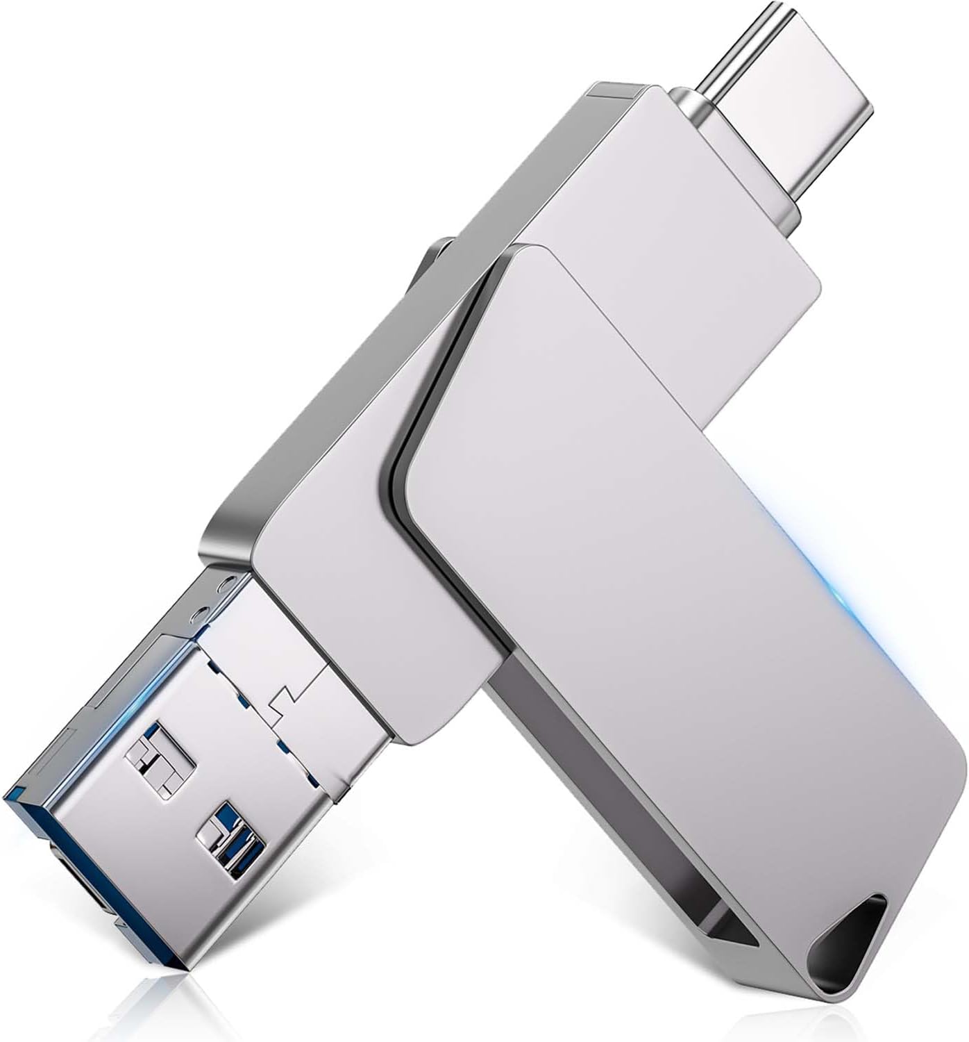 Amazon.co.jp: 4in1 USBメモリ 256GB usbメモリー USB3.0 高速 スライド式 iOS/Type-C/Micro USBスマホ usb 大容量 スマホの写真を ...