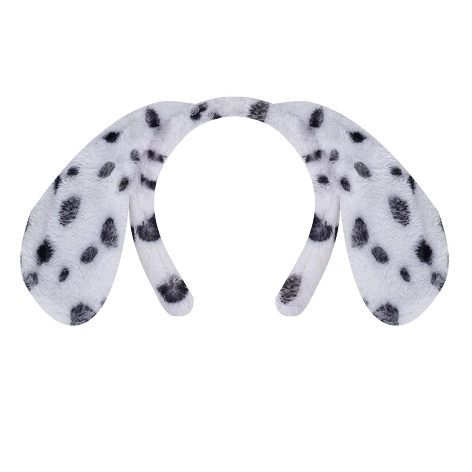 Dog Ears Headband Black Zoo Animal Costumes Adult Plush Puppy Dog Ears ...