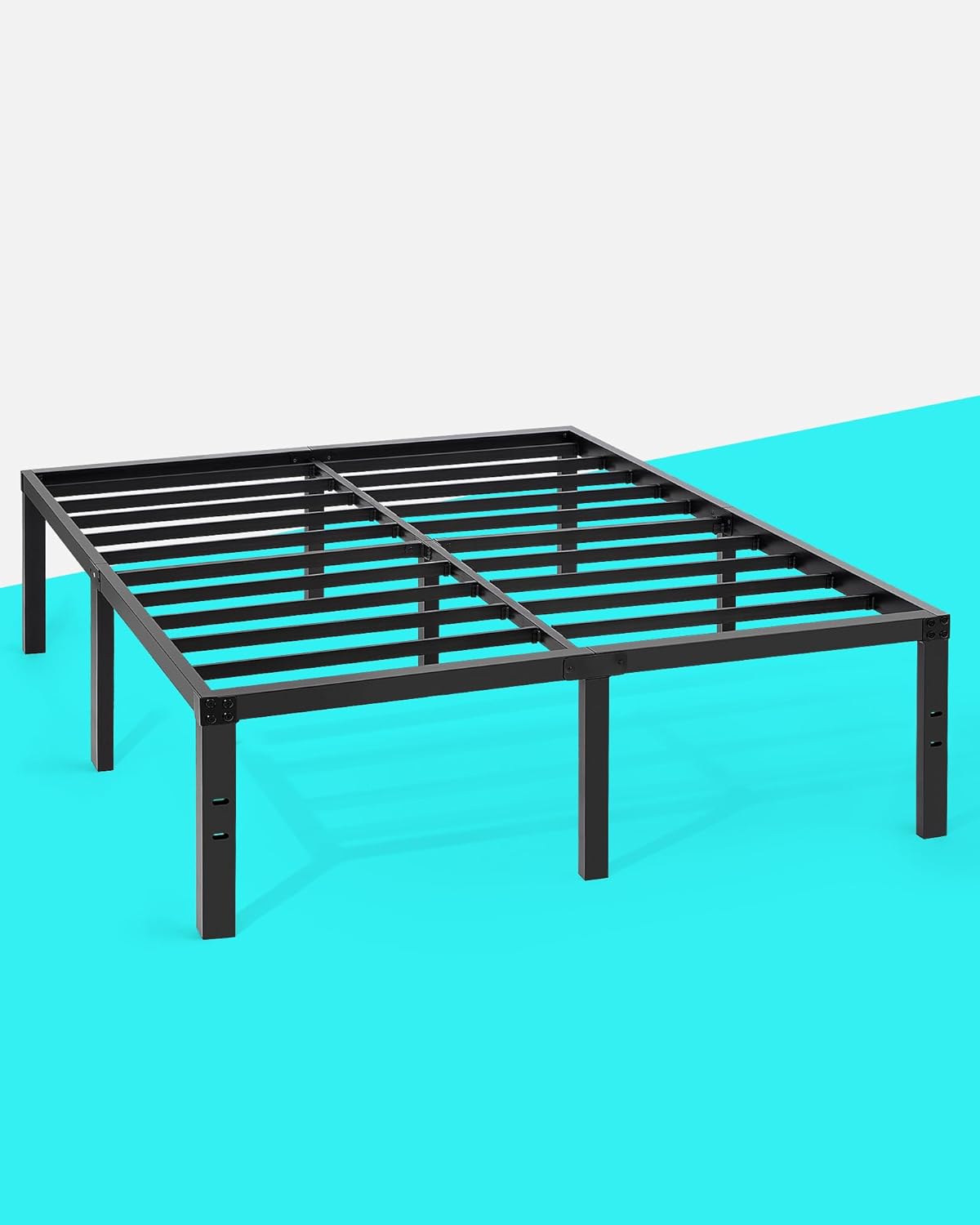 Amazon.com: TATAGO 16 Inch Heavy Duty Queen Bed Frame, 3500 lbs Strong ...