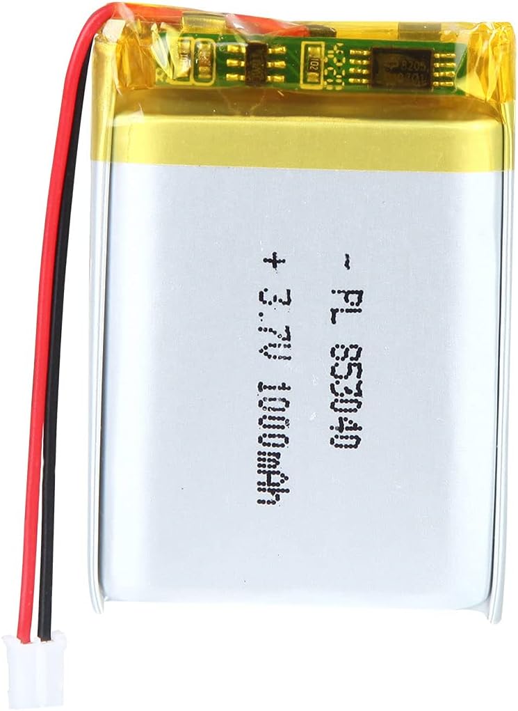 Amazon.com: AKZYTUE 3.7V 1000mAh 523450 Lipo Battery Rechargeable ...