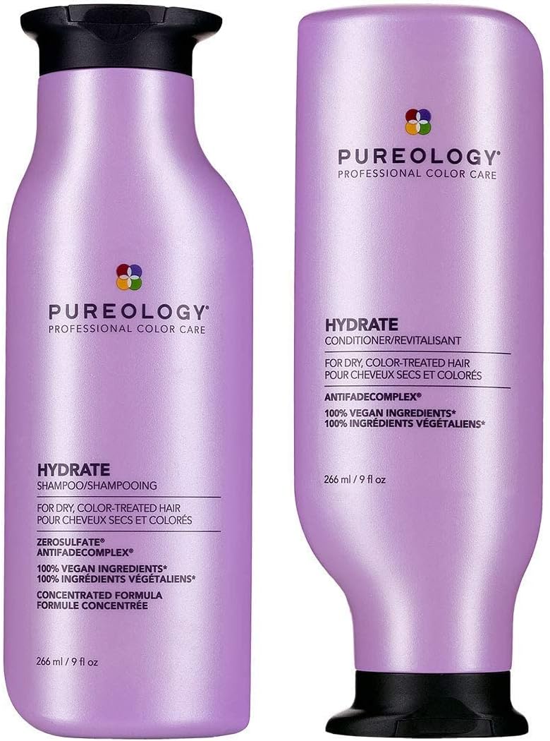 Pureology Hydrate, Moisturising Shampoo and Conditioner Set, For Medium ...