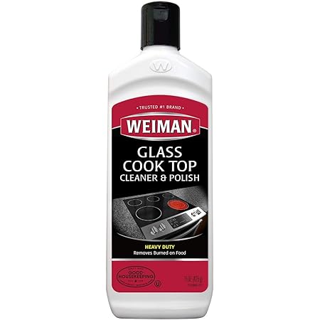 Amazon.com: Weiman Glass Cooktop Heavy Duty Cleaner & Polish - Shines ...