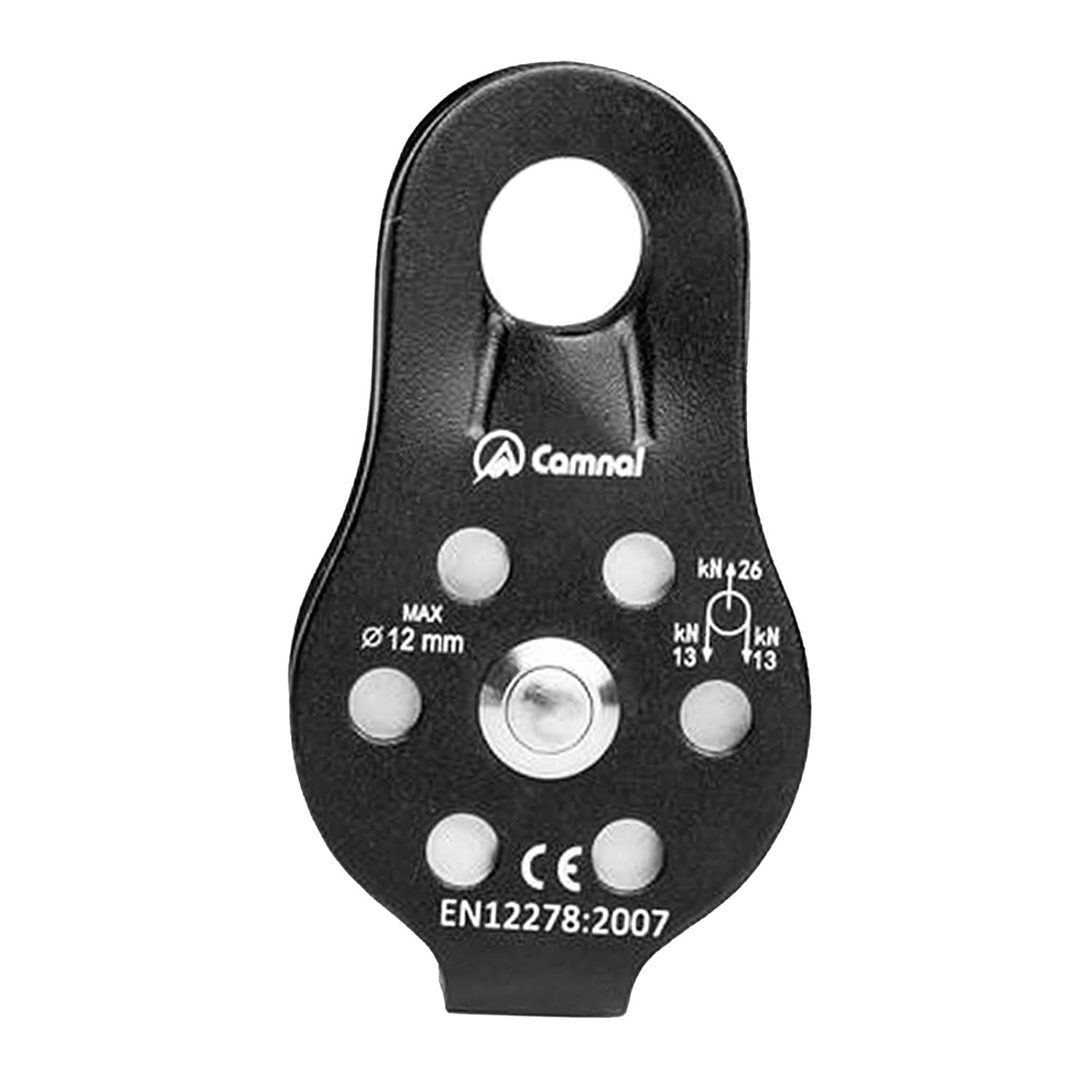 Outdoor Caving Lifting Rock Climbing Fixed Rope Pulley Equipment 26KN ...