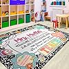 Amazon.com: CHILLGEN Classroom Rugs for Kids, Cute Compostion Notebook ...