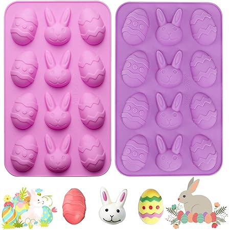 Amazon.com: Wilton Easter Bunny Shaped Silicone Treat Mold : Home & Kitchen