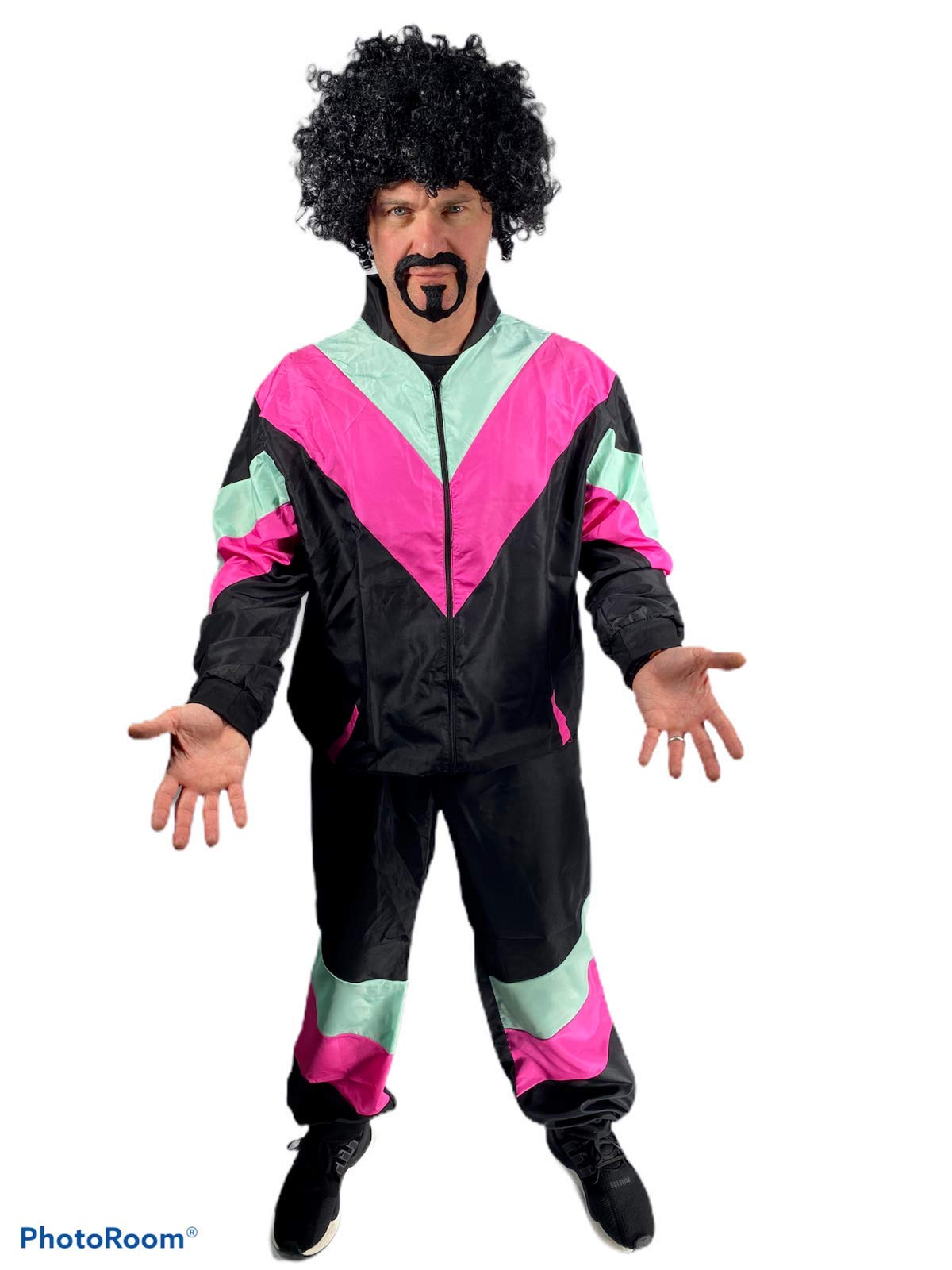 Buy Rubber Johnnies 80s Shell Suit Costume, Fancy Dress, Scouser ...