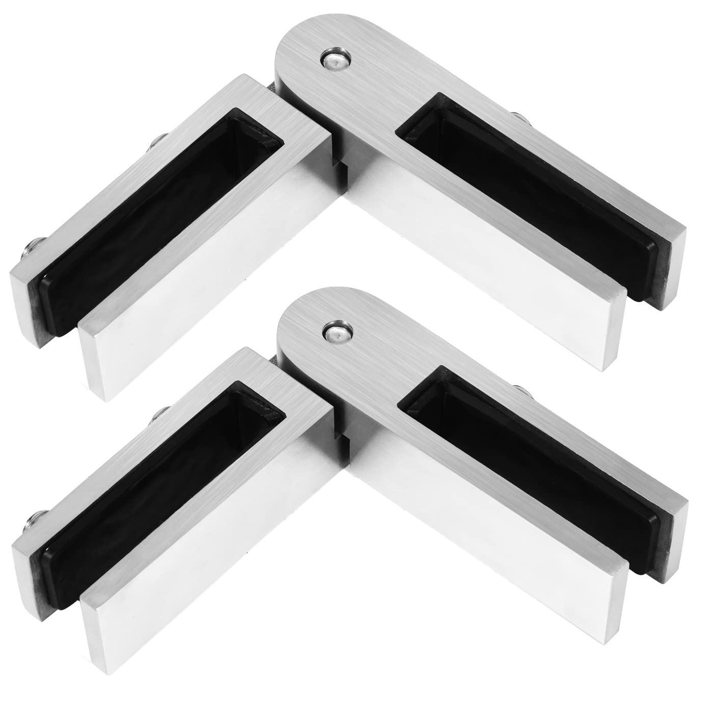 Amazon.com: LukLoy Adjustable Glass to Glass Clamp Railing Glass Clip ...