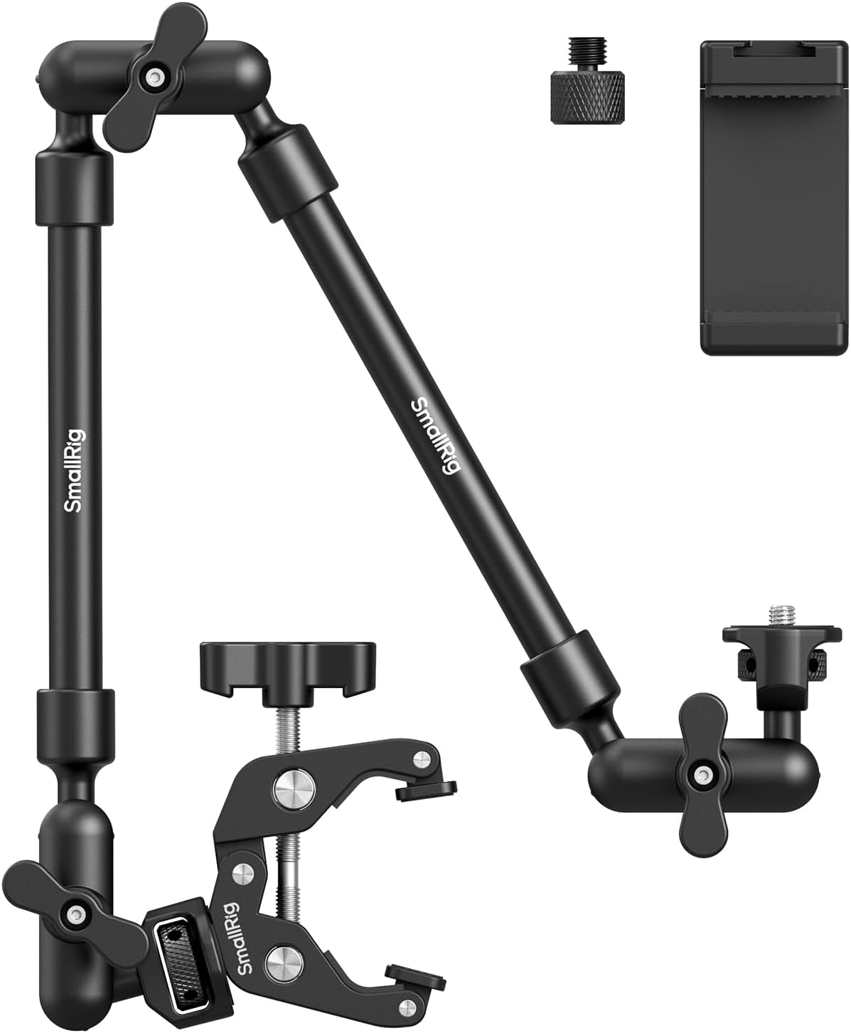 SMALLRIG 22" Magic Arm w Clamp, Flexible Desk Camera Mount & Clamp ...