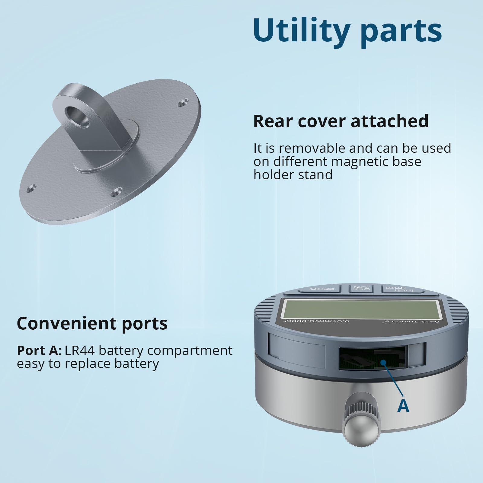 Snapklik.com : ALLmeter DTI Digital Dial Indicator 0.01mm Resolution