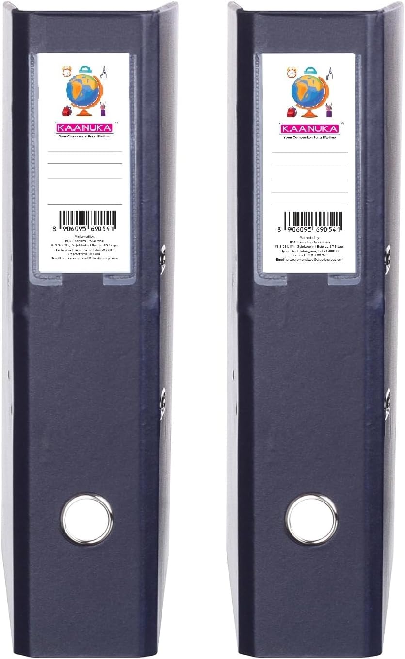 AJS Stainless Steel, Paperboard PVC Lever Arch Clip Box File A4 ...