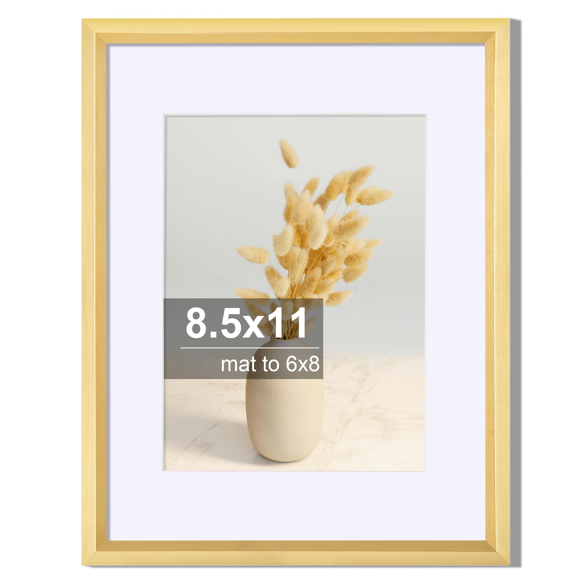 Amazon.com - Axeman 8.5 by 11 Picture Frame Gold | 11x8.5 Picture ...