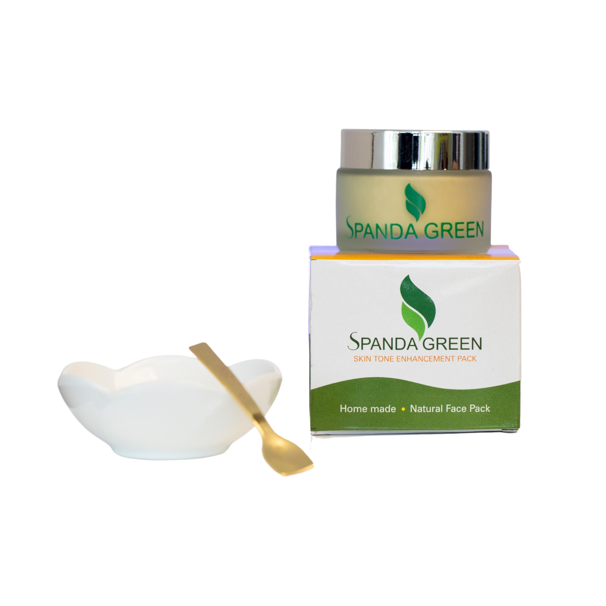 SPANDA GREEN HERBALS Herbal Skin Tone Enhancement Face Pack ...