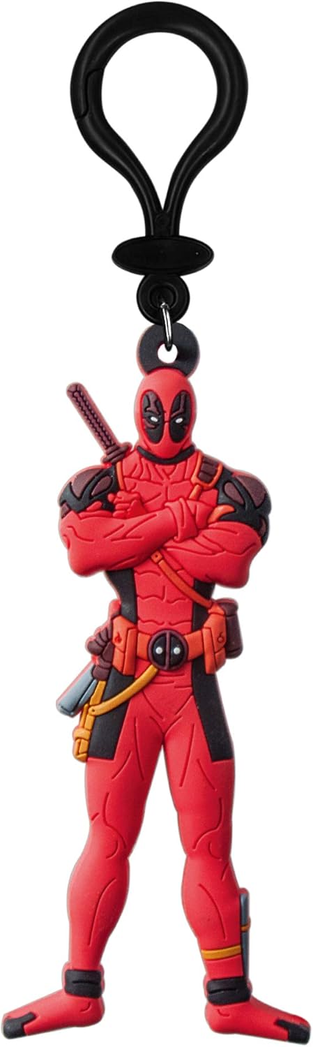 Amazon.com: Marvel Deadpool Soft Touch PVC Key Ring Action Figure ...