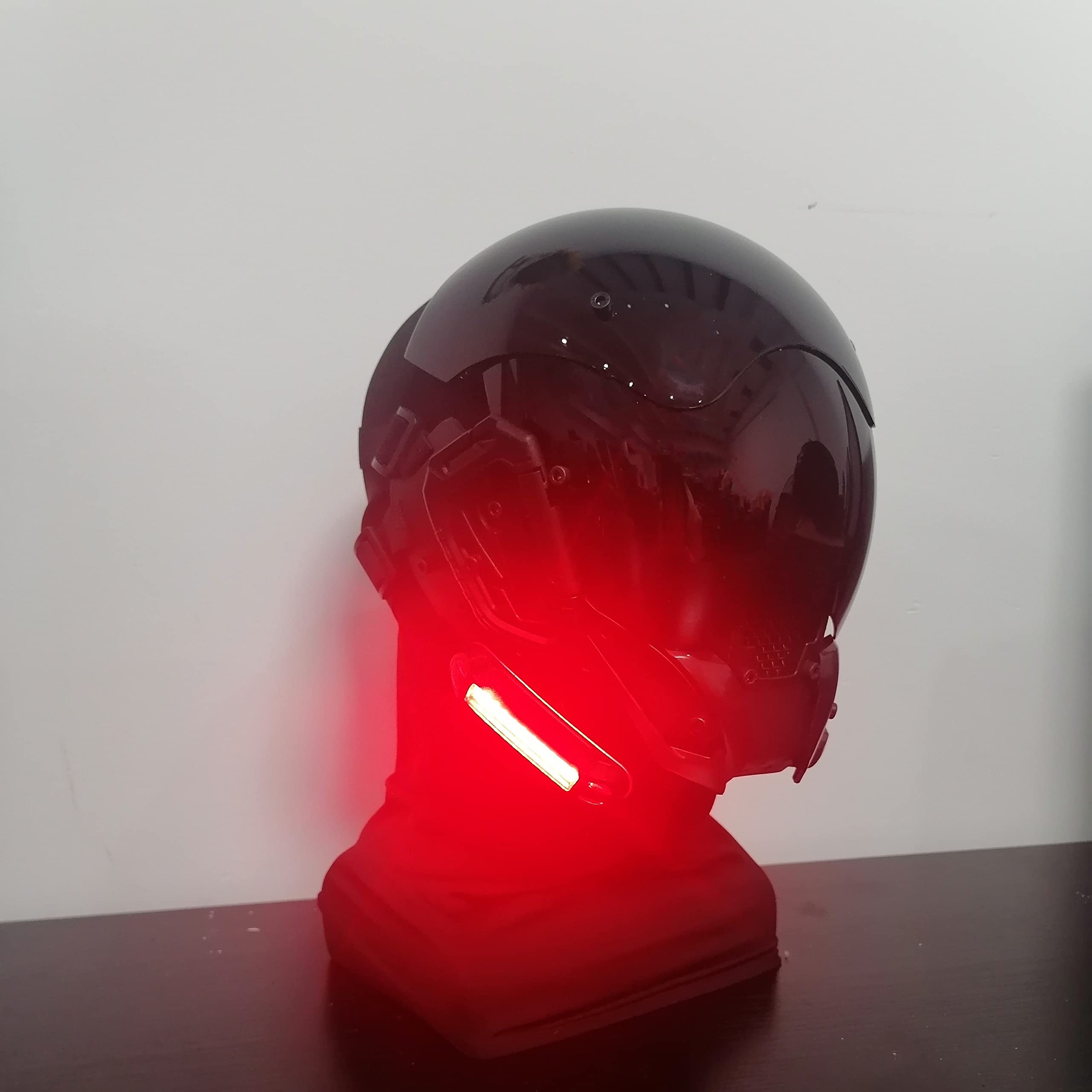 Amazon.com: LIGUOGUO Black Punk Mask Cosplay for Men Interstellar ...