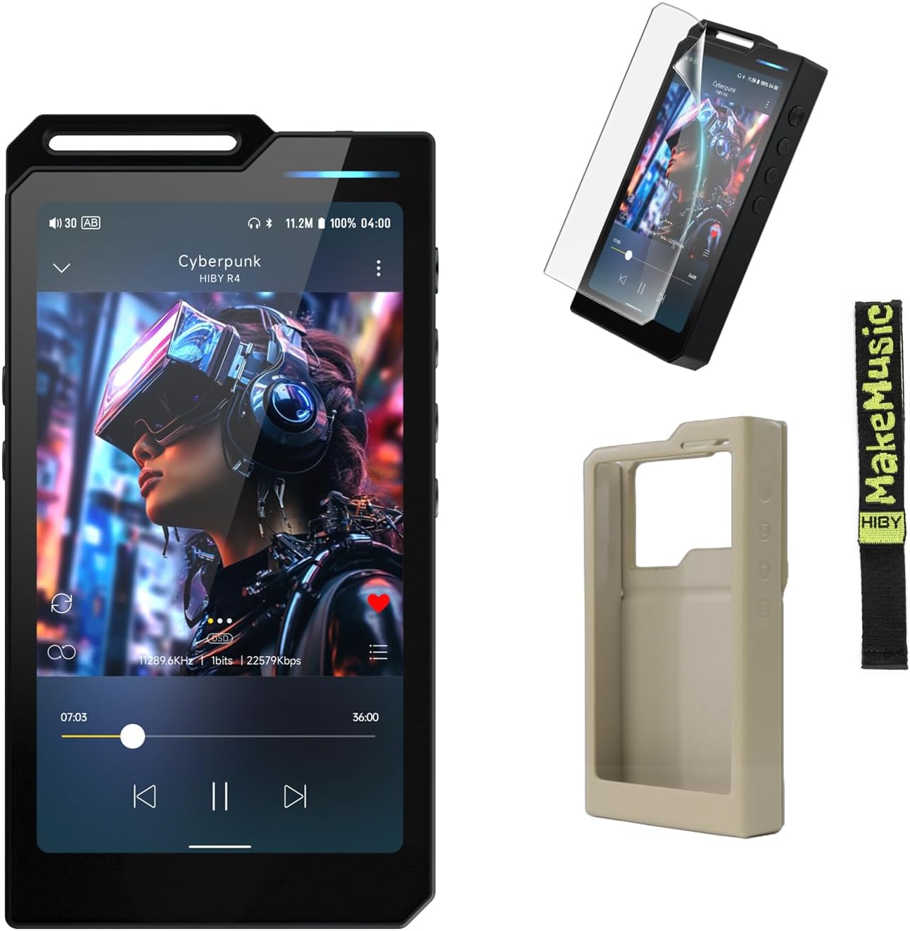 Amazon.com: HiBy R4 mp3 mp4 Players & Accessories Set : Electronics