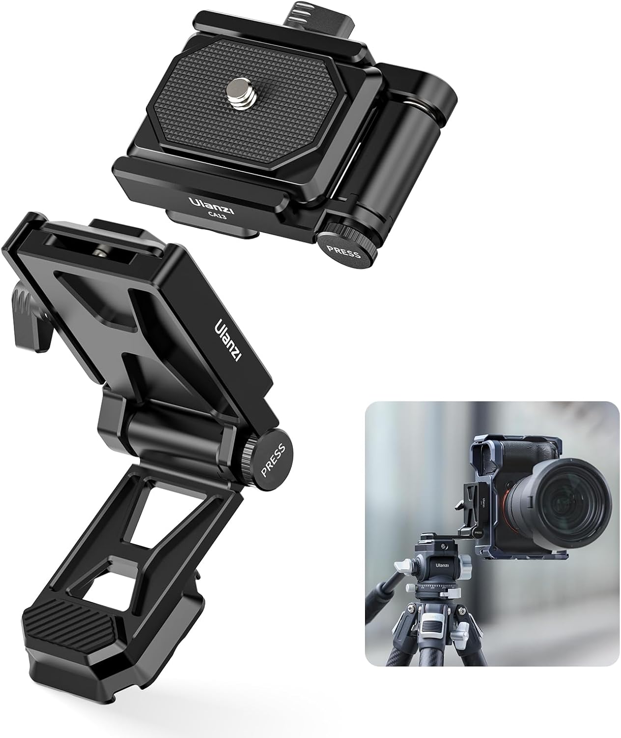 Amazon.com : ULANZI CA13 Camera Horizontal Vertical Video Shooting ...