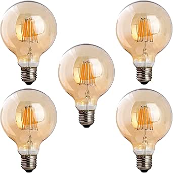 Globe Vintage Lighting G95/G30 8W Electric Edison LED Filament E26/E27 ...