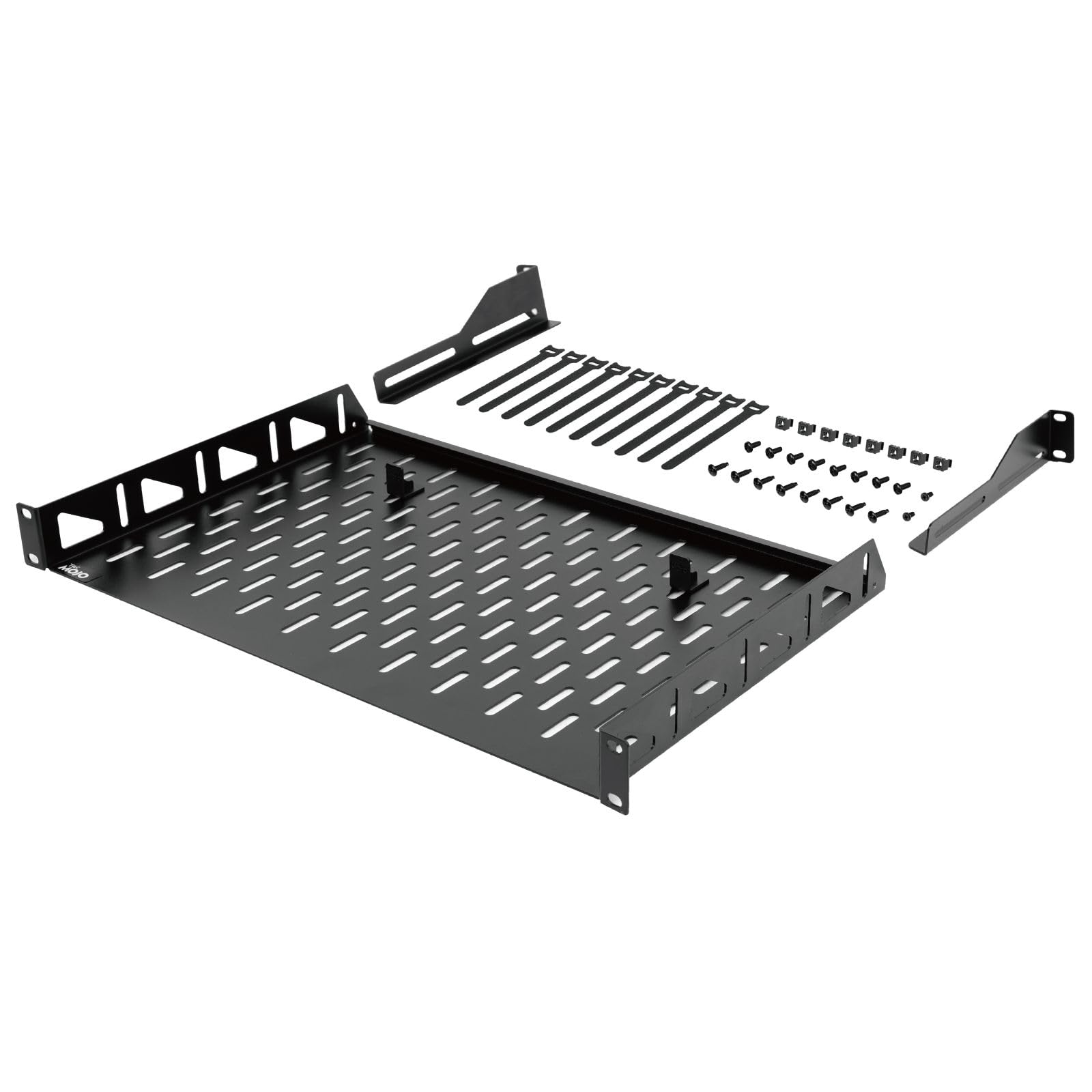Amazon.com: Tecmojo 1U Rack Shelf,19 inch Rack Shelf 12 inch Depth,Rack ...